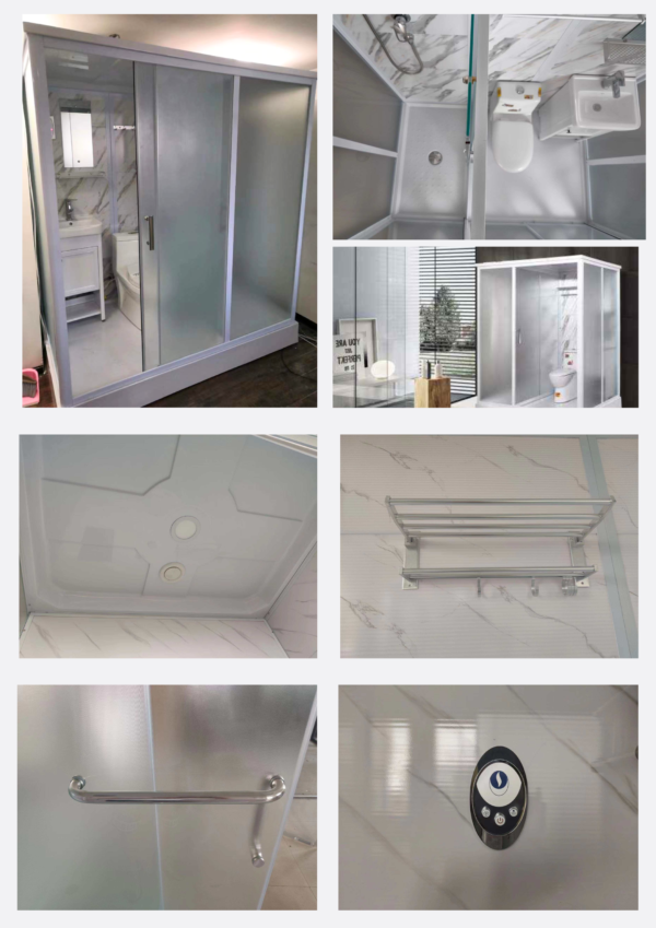 Prefab Modular Bathroom Toilet & Shower Kit – AOH Manufacturing